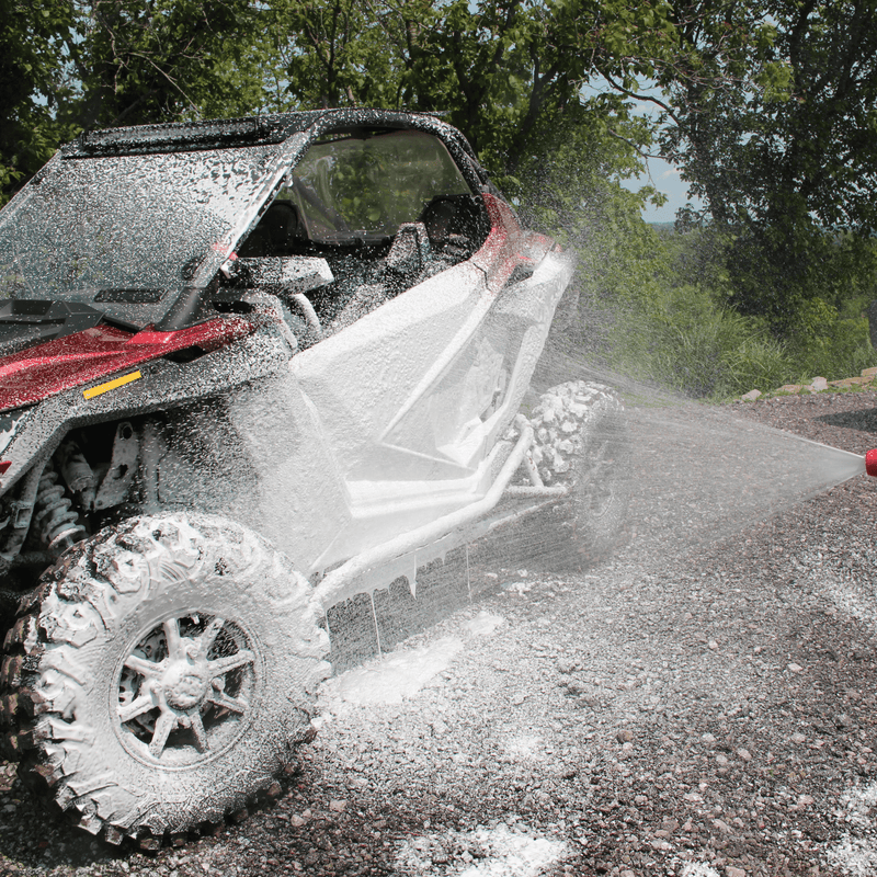 Off-road Cleaning Products for UTV & ATV. Cuts Cleanup time in half.